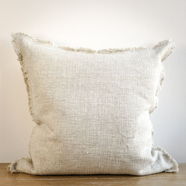 Selena Linen Pillow- Natural – Park and Oak Collected