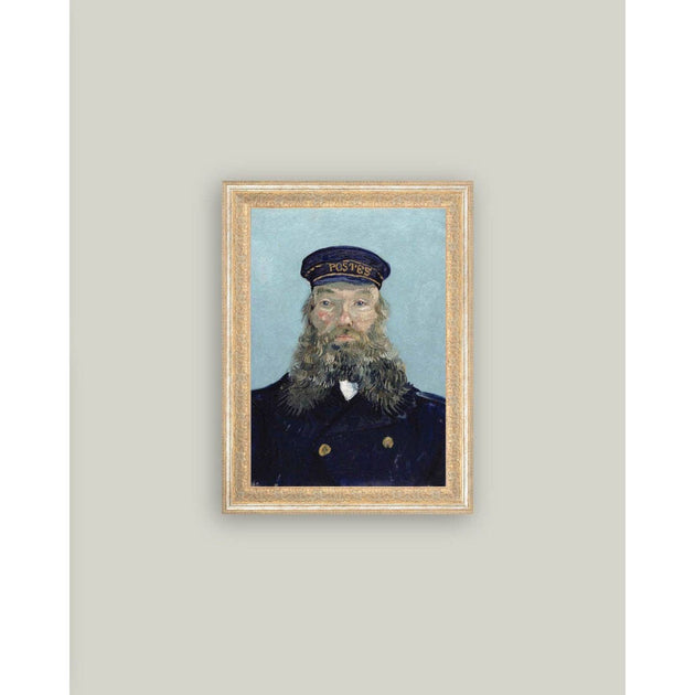 Portrait of a Postman Framed Antique Art – Park and Oak Collected