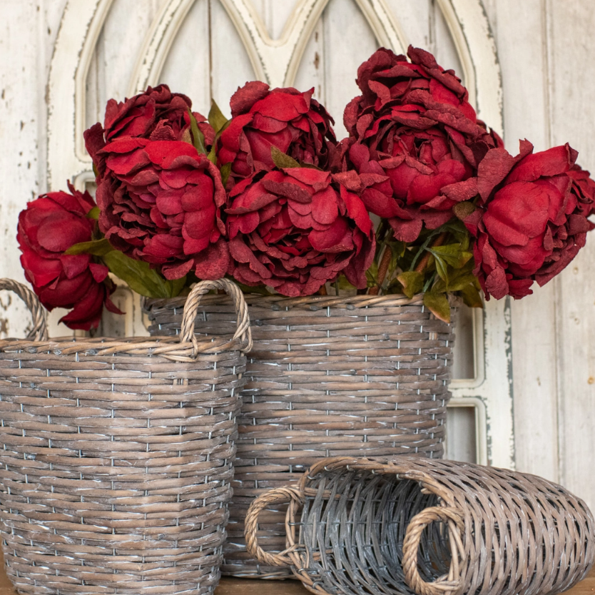 27" Burgundy Peony Stem – Park and Oak Collected