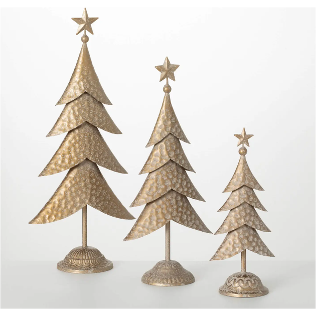 Gold Metal Tree Figurine – Park and Oak Collected