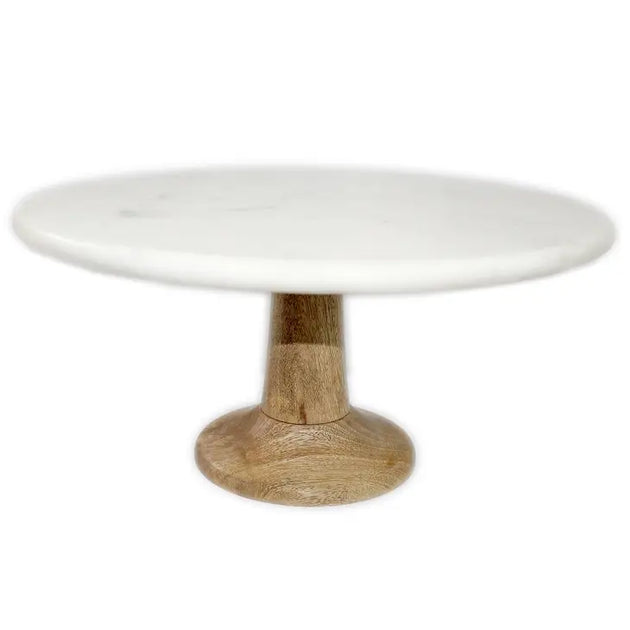 Large Marble Round Cake Plate – Park and Oak Collected