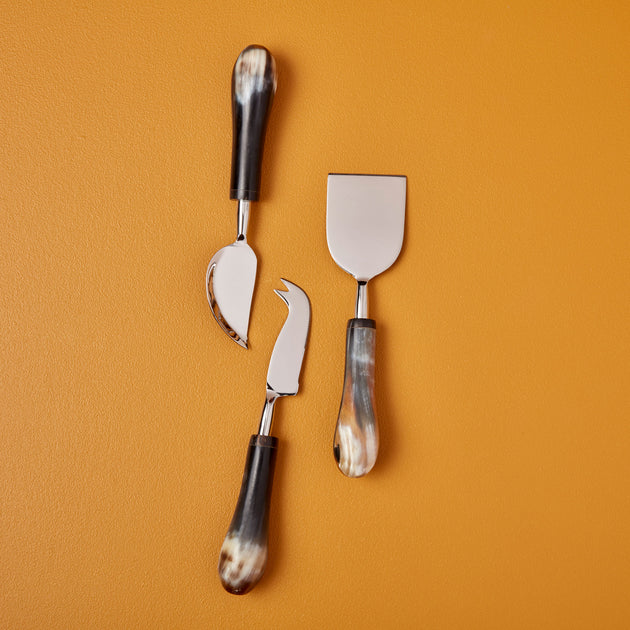Horn & Stainless Cheese Set – Park and Oak Collected