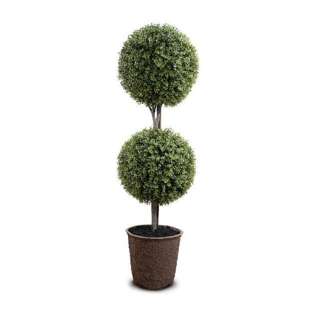 15" Boxwood Double Ball Topiary, 54"H – Park and Oak Collected