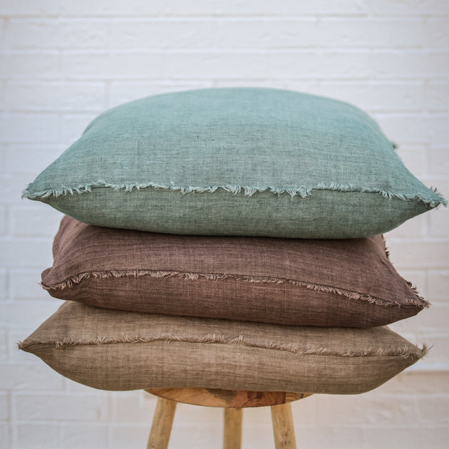 Lana Linen Pillow - Rooibos – Park and Oak Collected